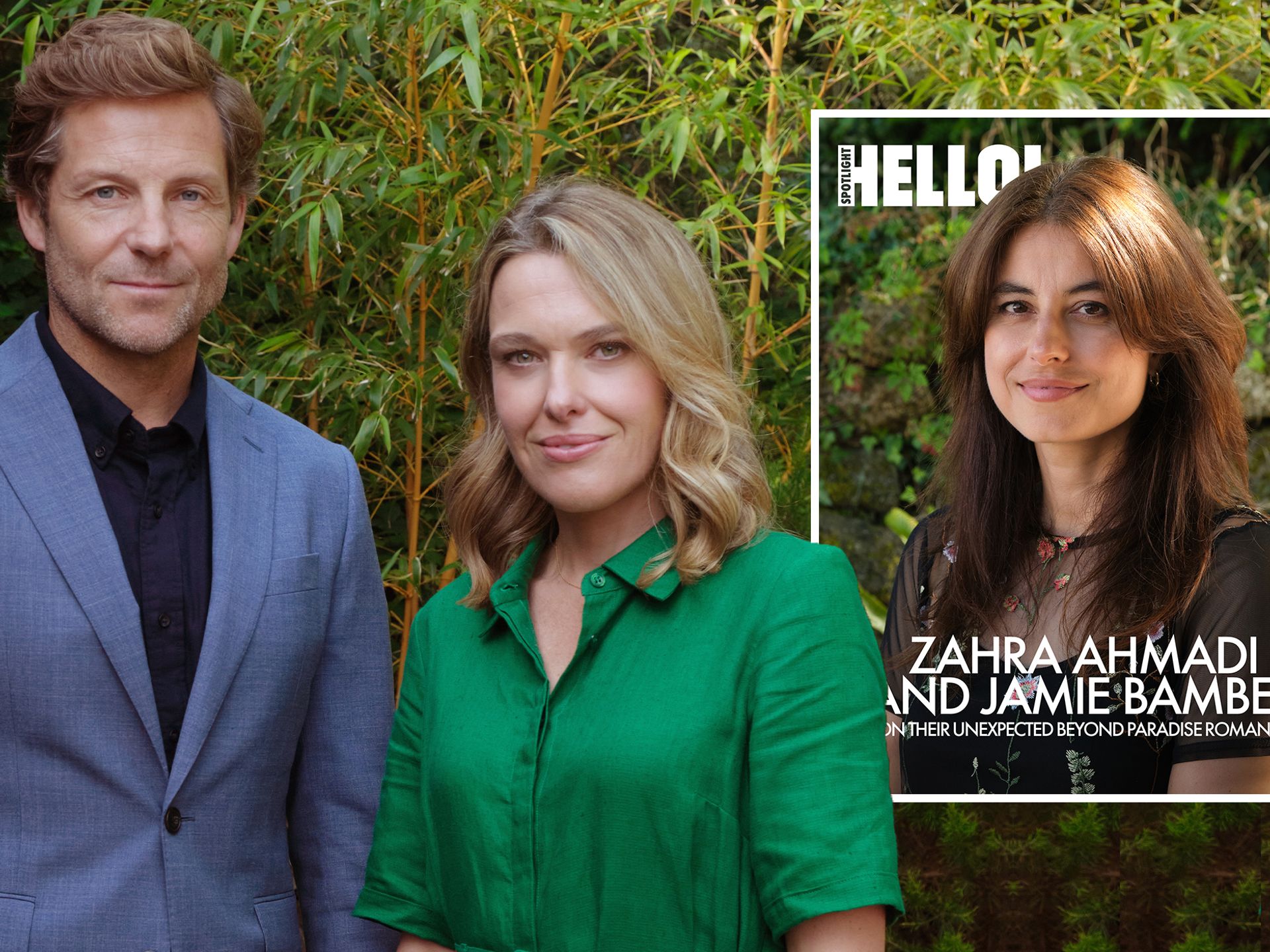 Zahra Ahmadi Beyond Paradise Stars Zahra Ahmadi And Jamie Bamber