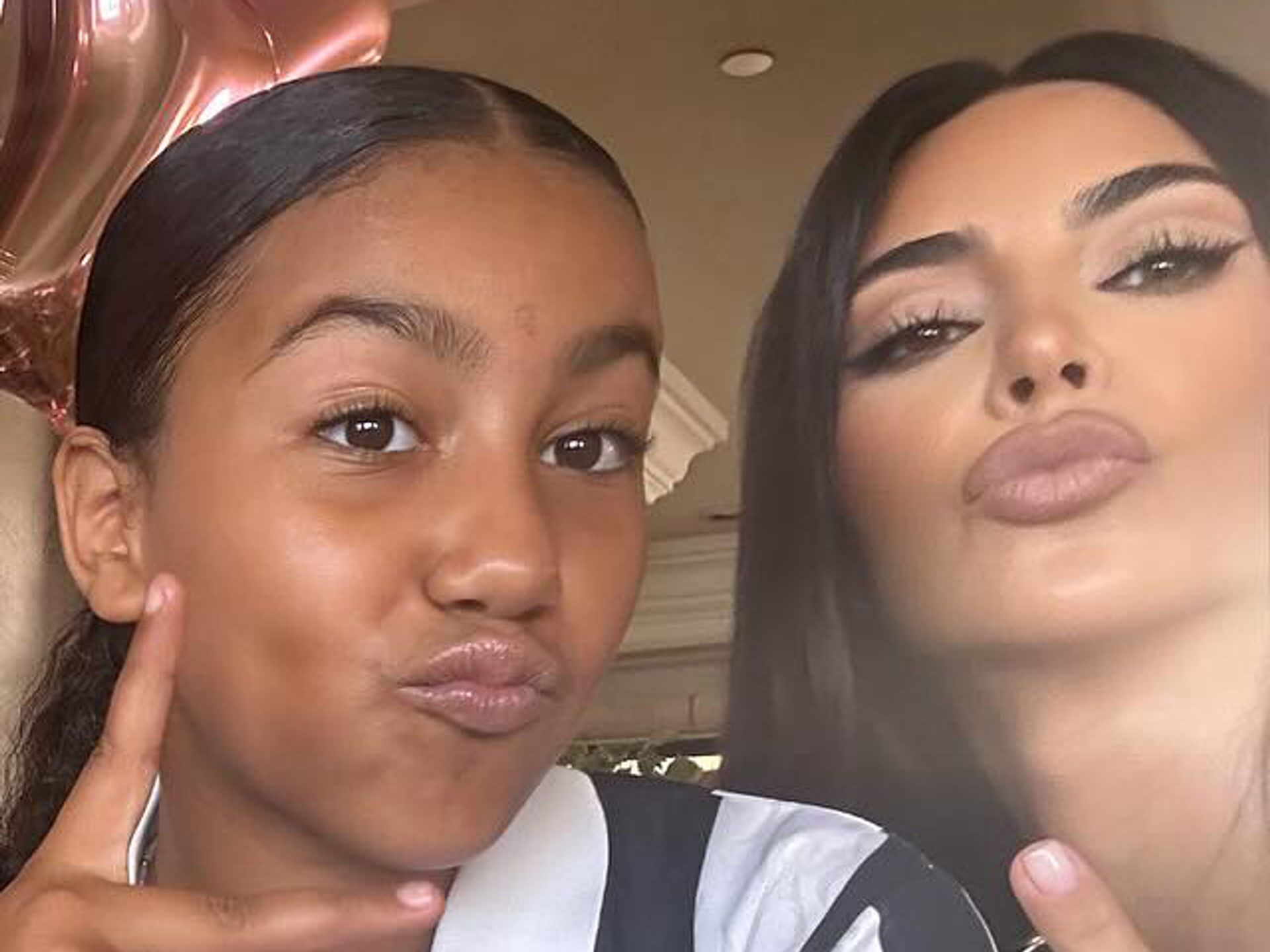 Kim Kardashian Baby Noordwest Foto's