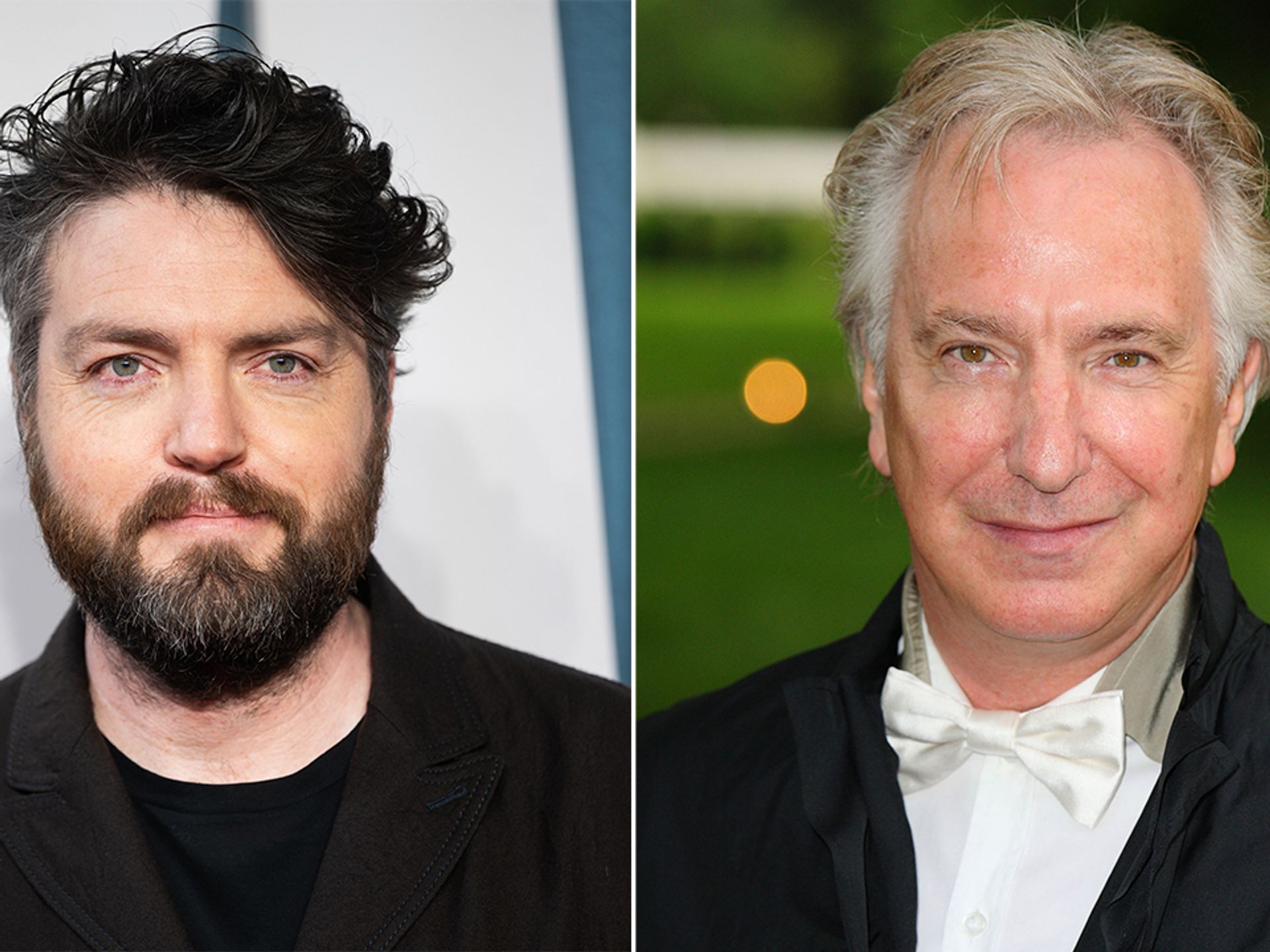 Alan Rickman Kinder Alan Rickman And Rima Horton Hi Res Stock