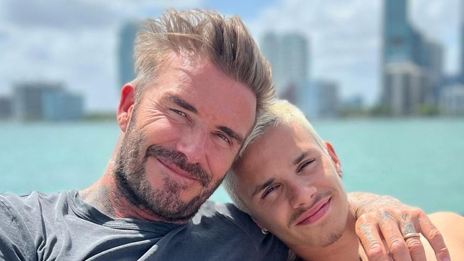 Romeo Beckham is his dad David's double in heartwarming photo - fans ...
