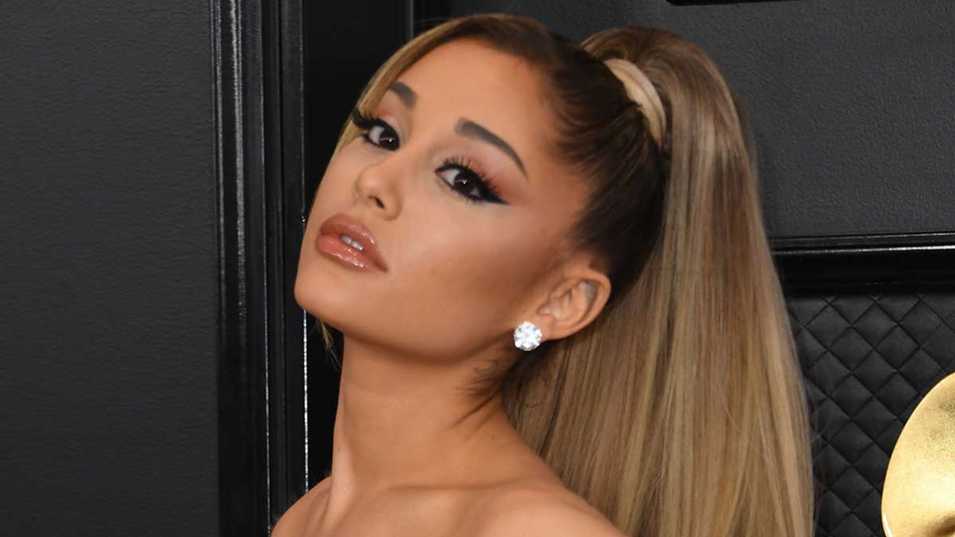 Ariana Grande stuns in cut-out bodysuit and designer mini skirt | HELLO!