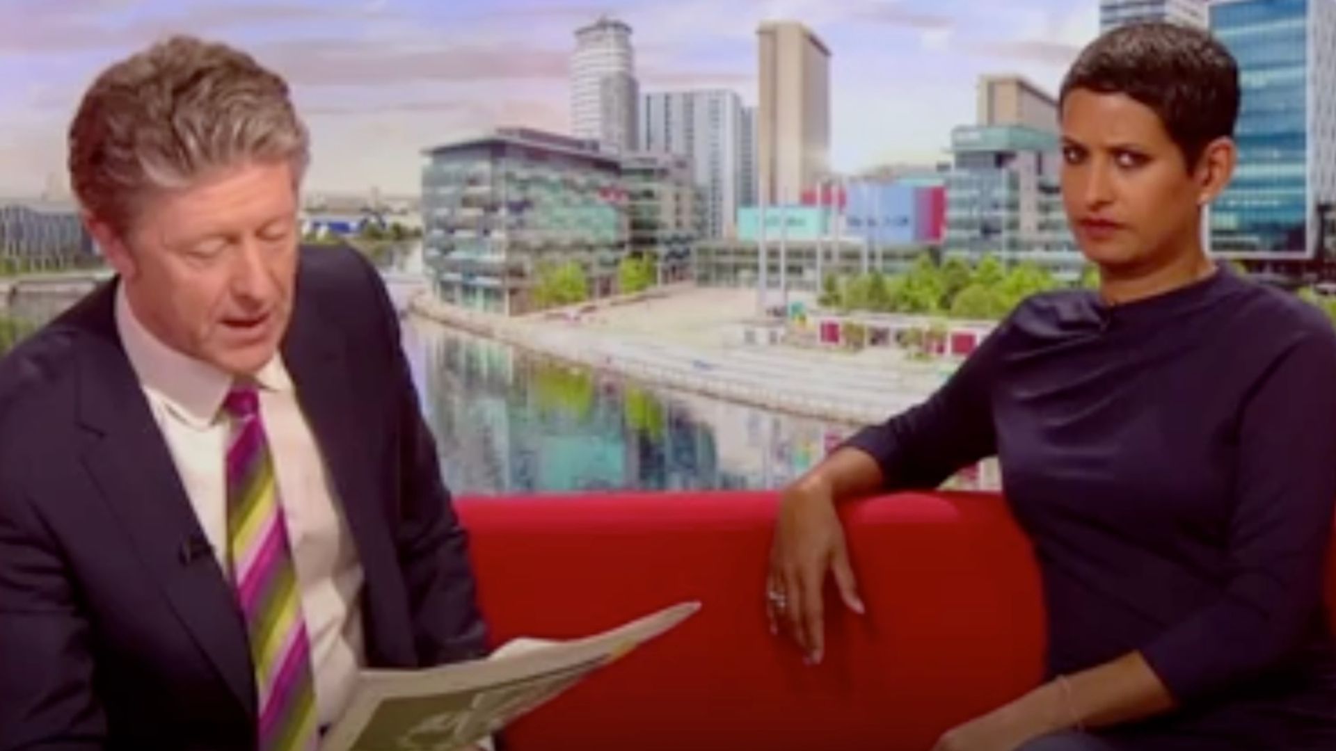 Naga Munchetty and Charlie Stayt’s bizarre exchange on BBC Breakfast ...