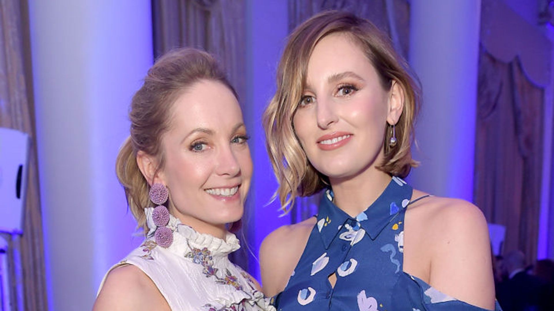 Downton Abbey's Joanne Froggatt and Laura Carmichael put on a stylish ...