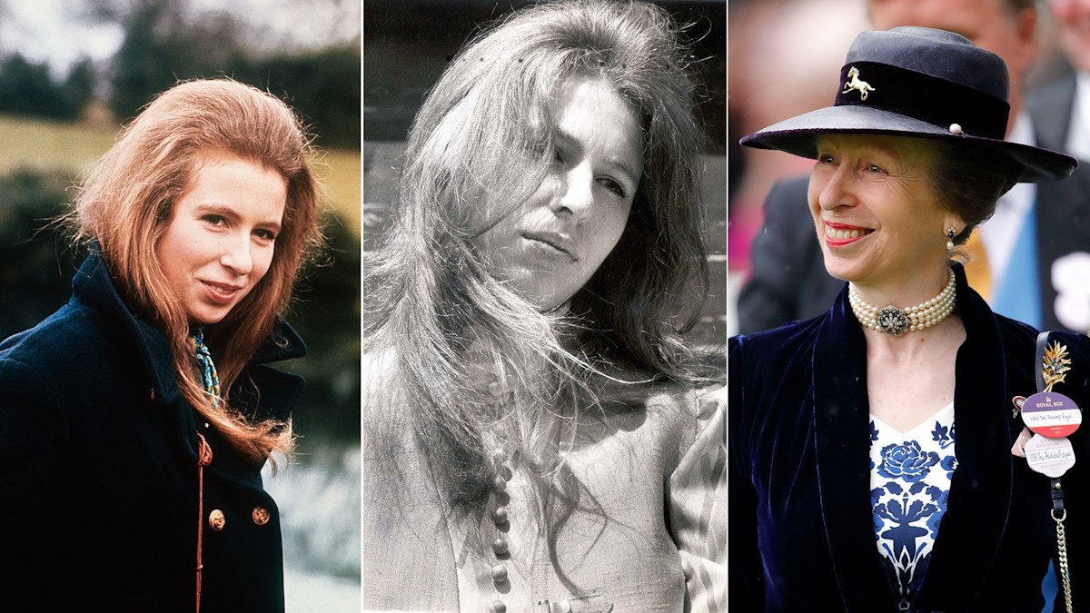 Best photos of Princess Anne's rarely-seen natural long hair | HELLO!