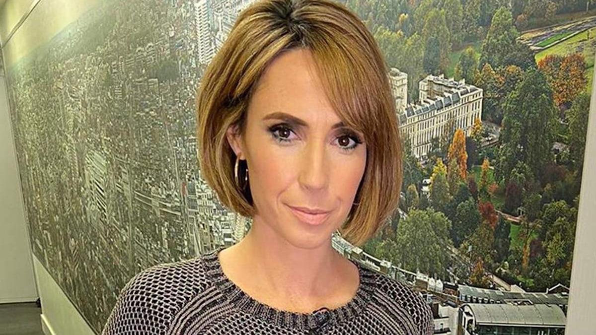 The One Show's Alex Jones STUNS in daring thigh-split sequin skirt | HELLO!