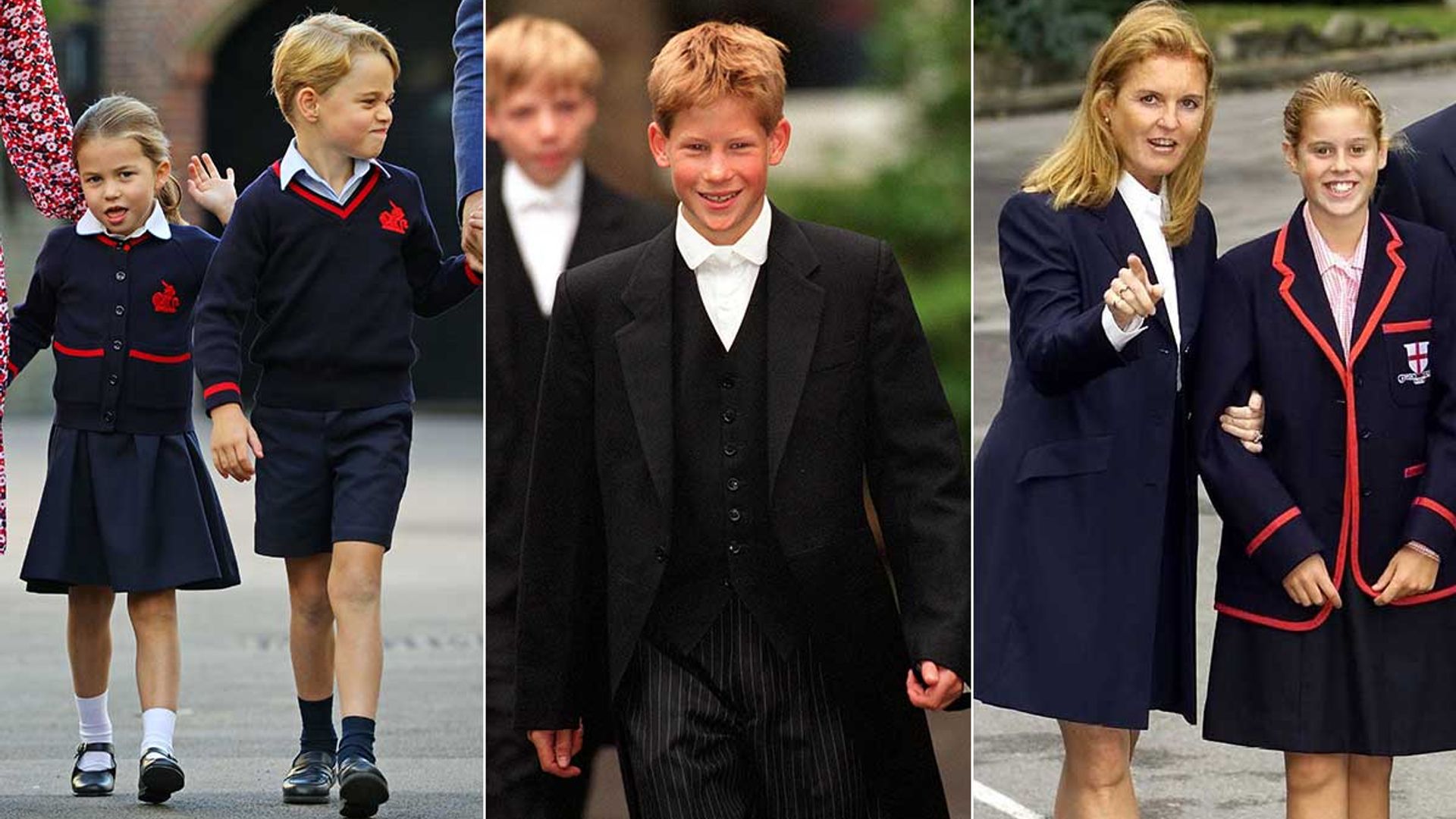 Royal kids in adorable school uniforms: Prince George, Prince Harry ...