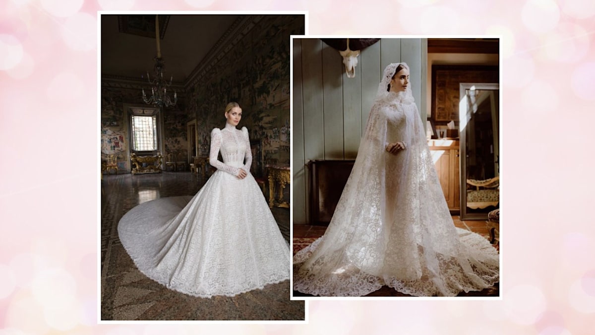 'Princess' wedding gowns are officially back - here's all the best ...