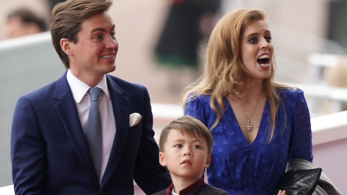 Princess Beatrice joined by stepson Wolfie, 9, for royal family ...