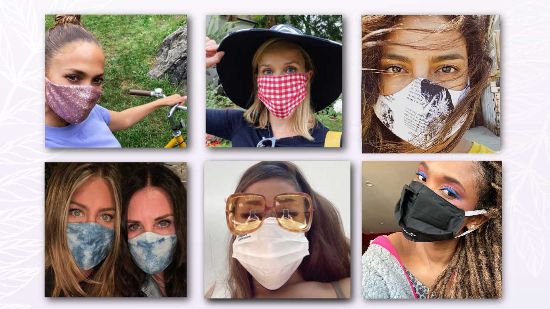 31 celebrities wearing face masks: Best A-list face coverings to shop ...