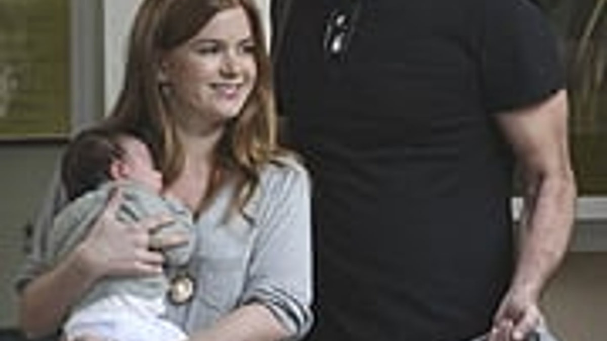 Olive makes her debut alongside proud parents Isla and Sacha | HELLO!