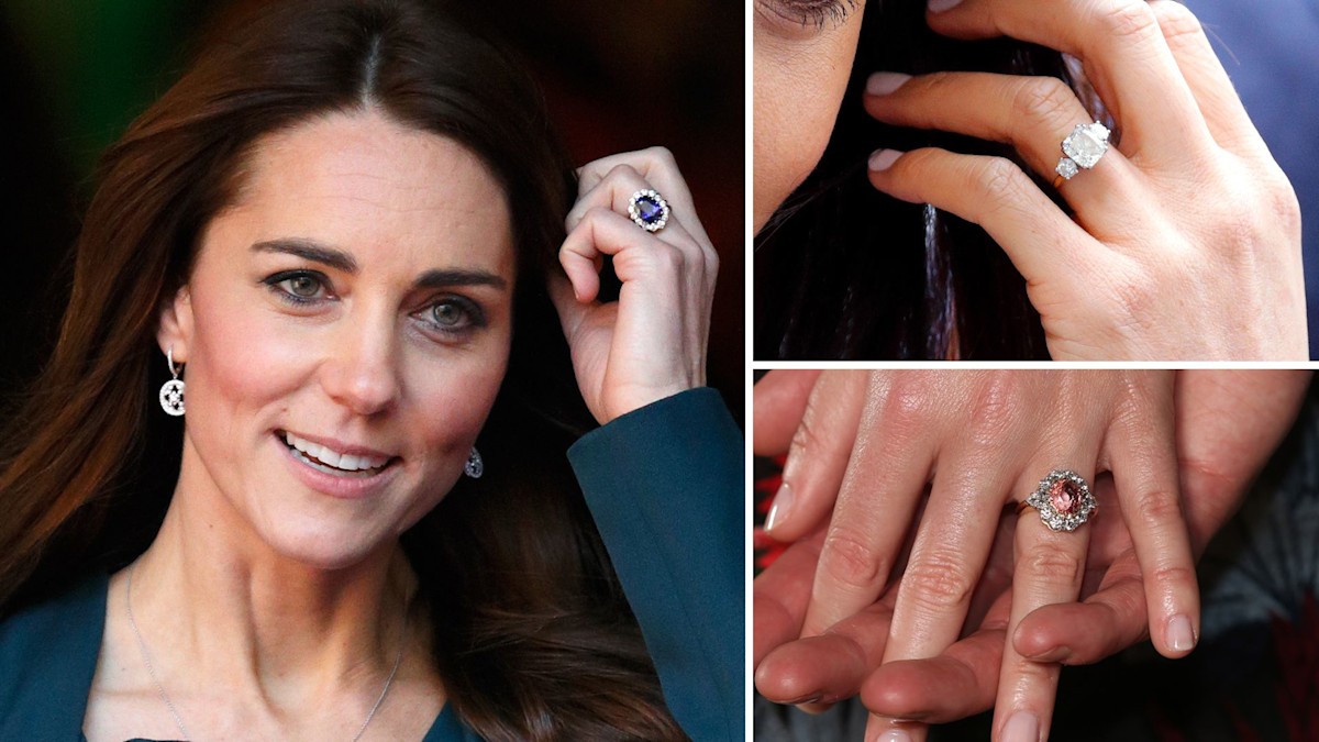 Royal engagement rings ranked by price: Kate Middleton's £390k sapphire ...