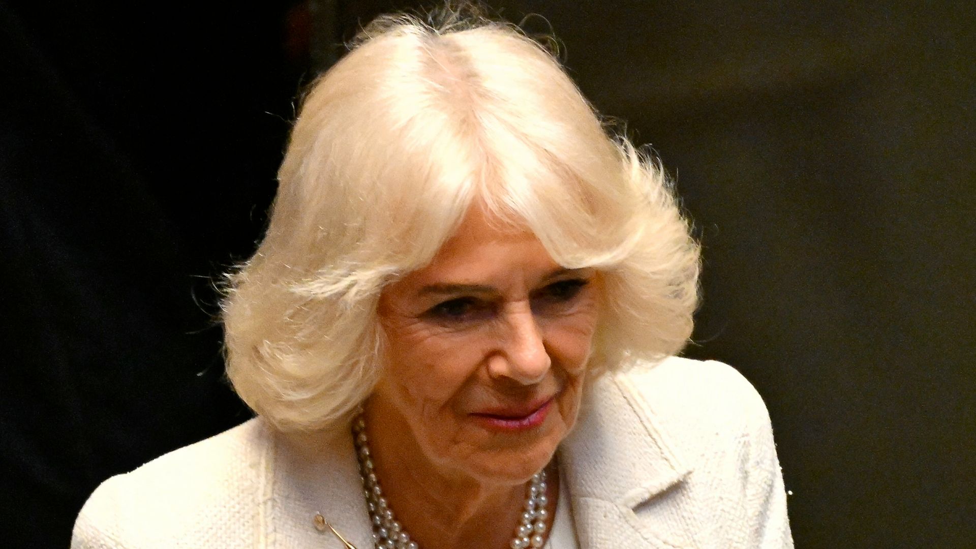 Queen Camilla surprises in 20-year-old wedding dress - with discreet ...