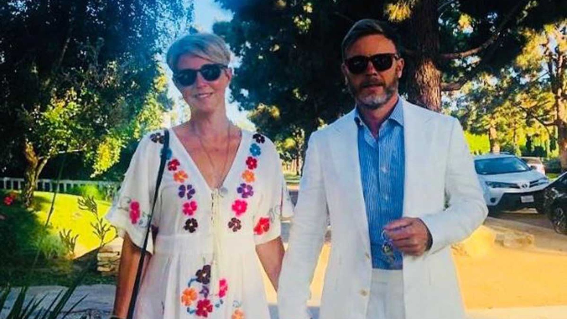 Gary Barlow and wife Dawn look loved-up in never-before-seen beach ...