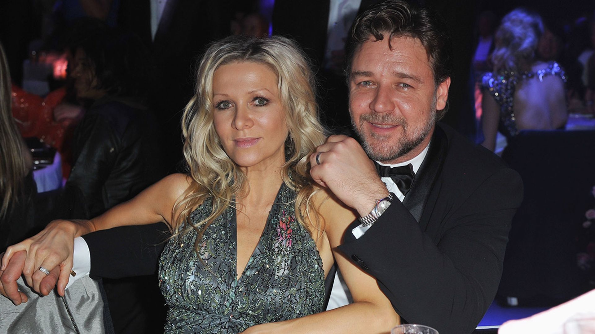 Russell Crowe's two children star in very rare family photo | HELLO!