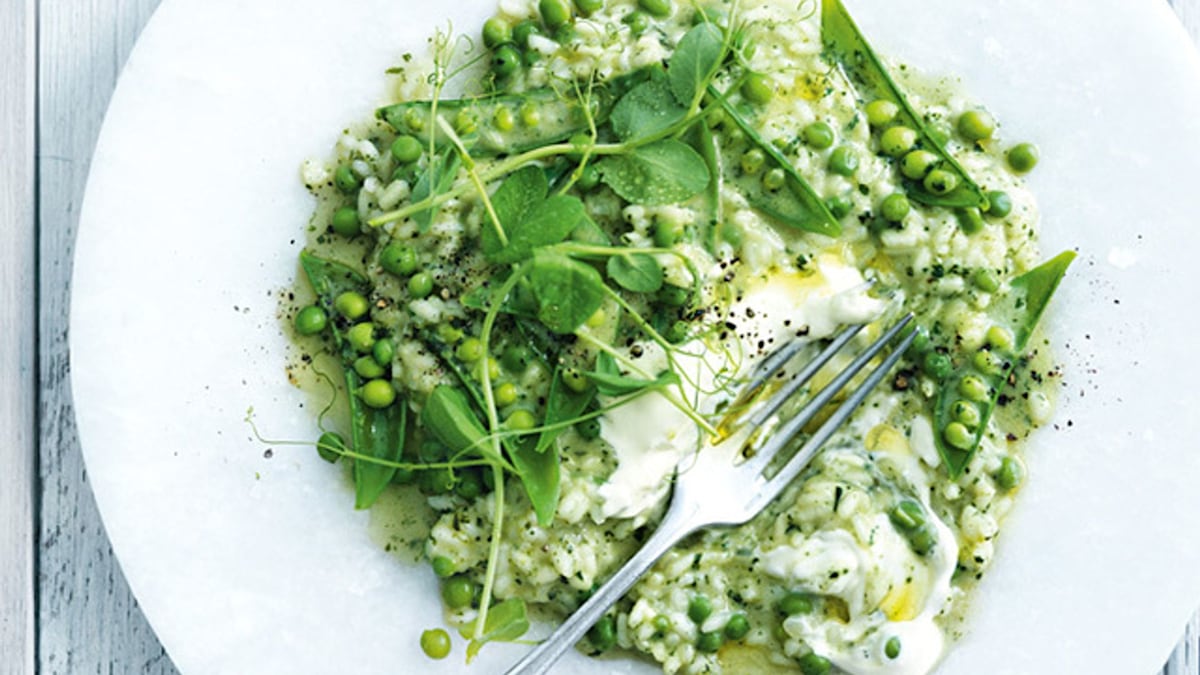 Spring Pea and Mint Risotto | HELLO!