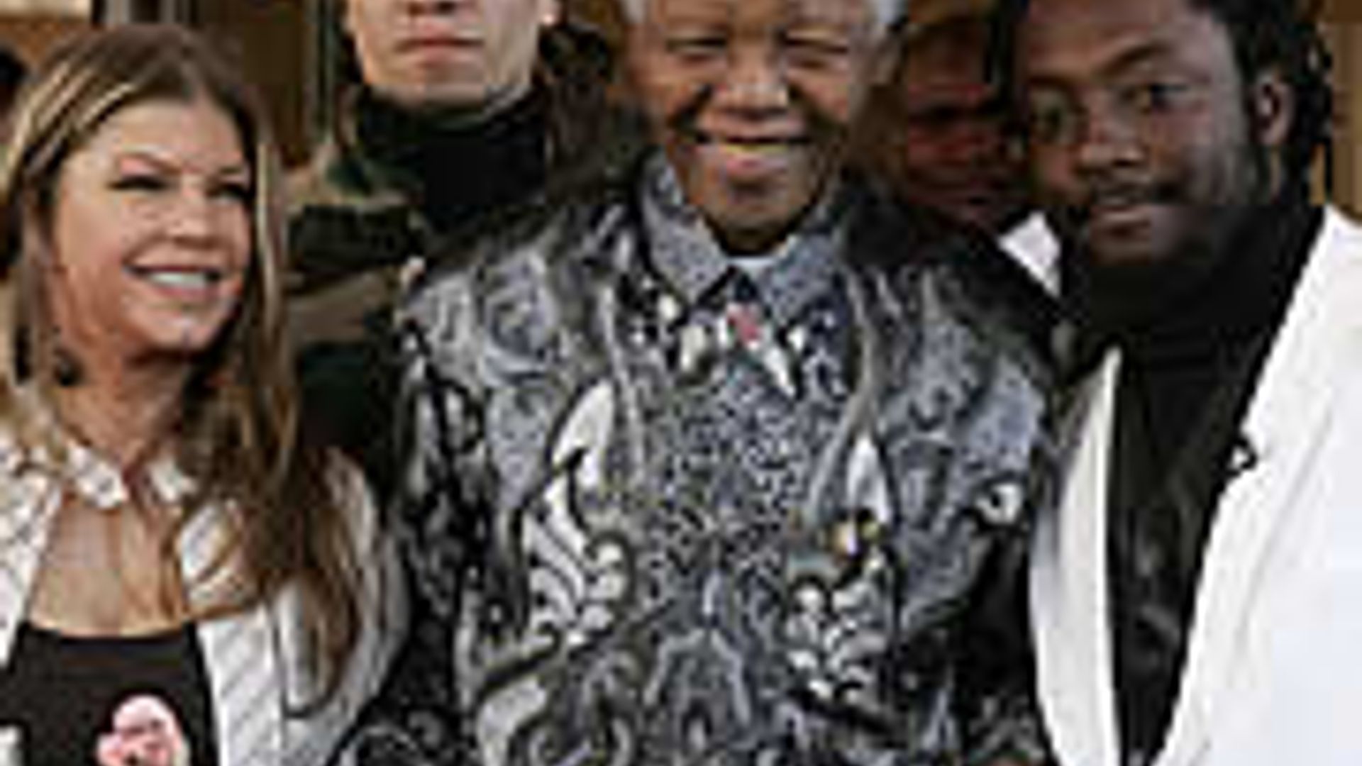 Nelson Mandela, Black Eyed Peas, Nelson Mandela makes Black | HELLO!