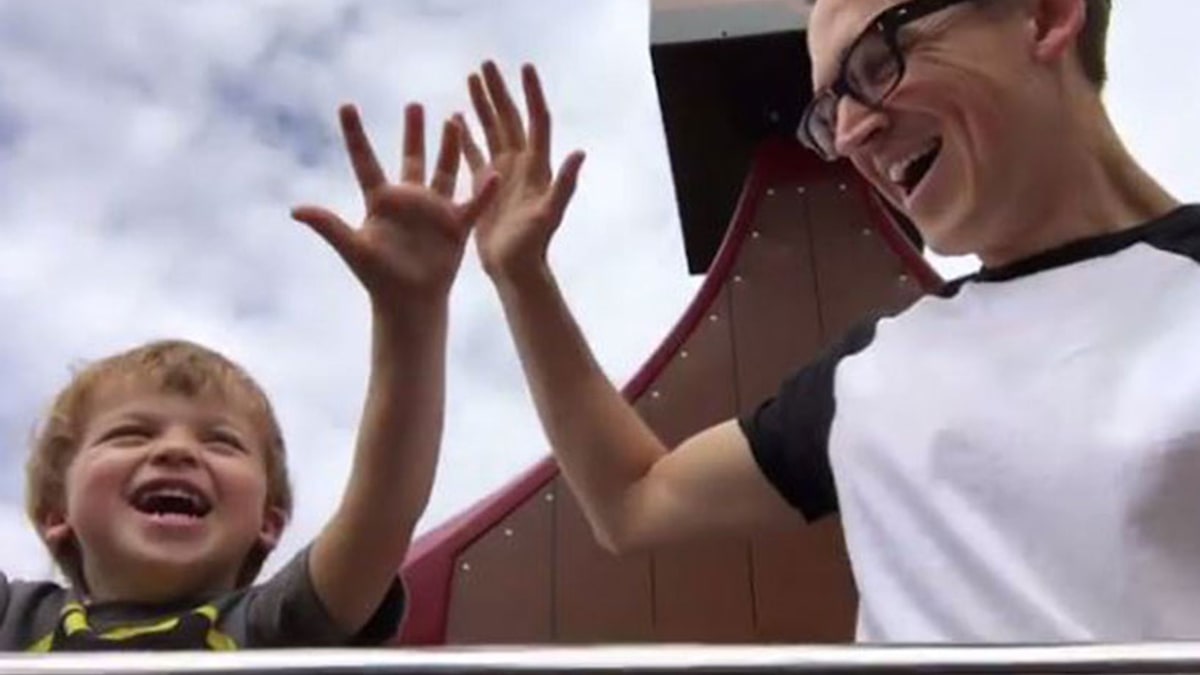 Tom Fletcher shows off his son Buzz's contagious laughter | HELLO!