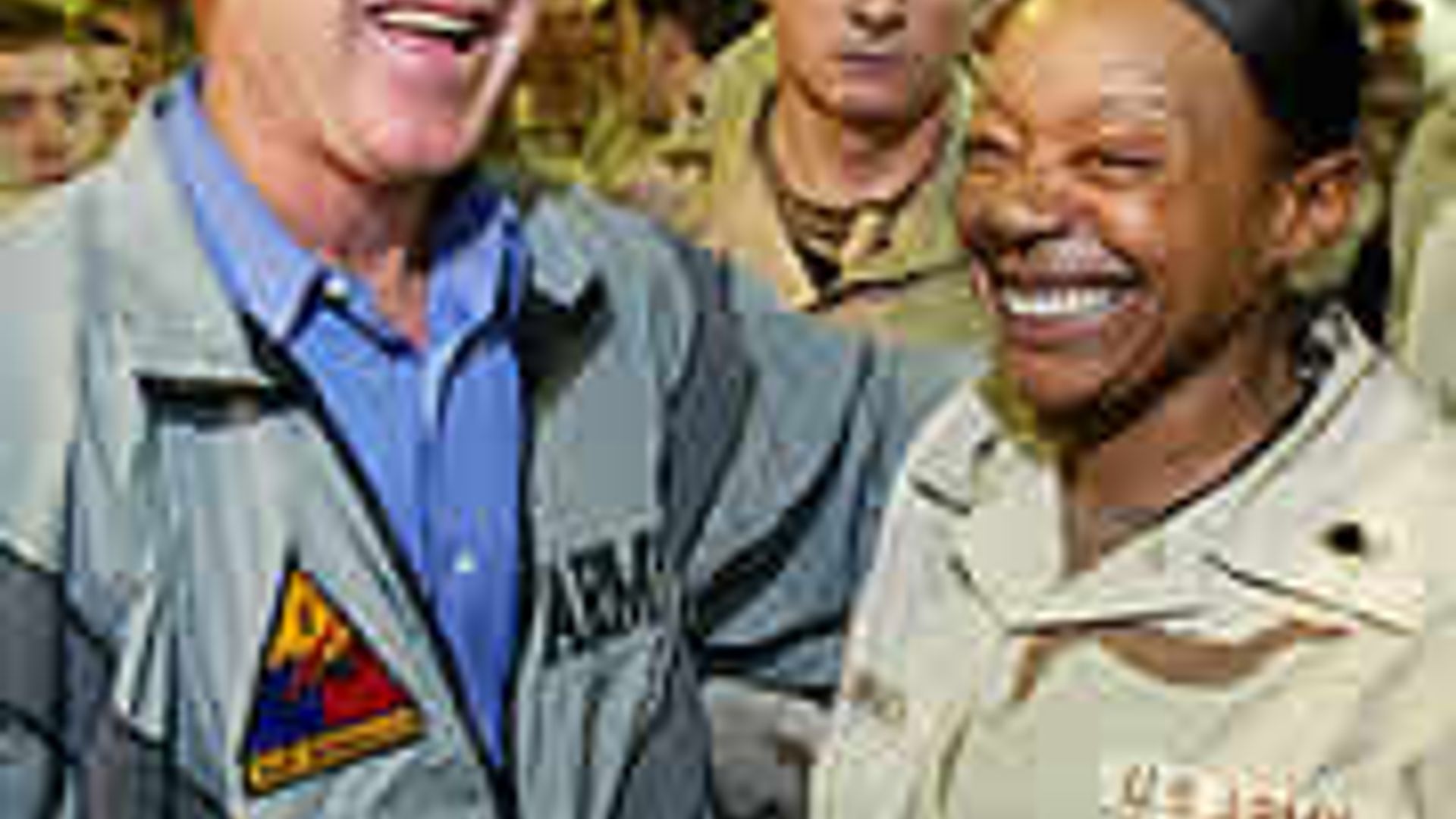 george bush, George Bush celebrates Thanksgiving in Baghdad | HELLO!