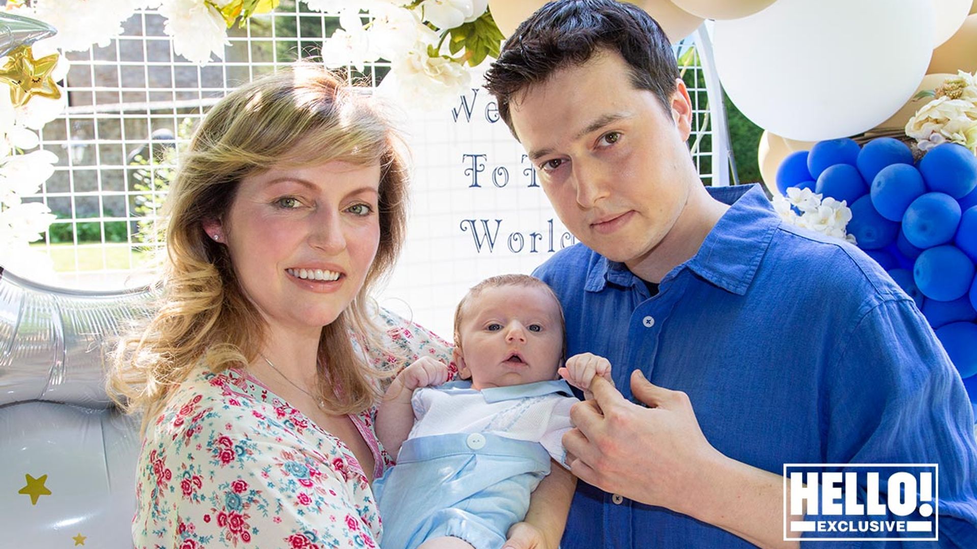 Robin-John Gibb and partner Megan introduce their baby boy - see photos ...