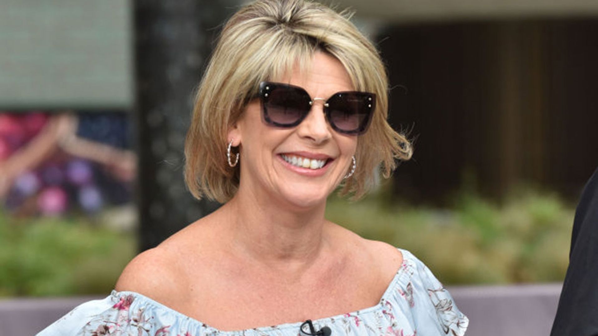 Ruth Langsford stuns in silky fitted blouse from Marks & Spencer | HELLO!