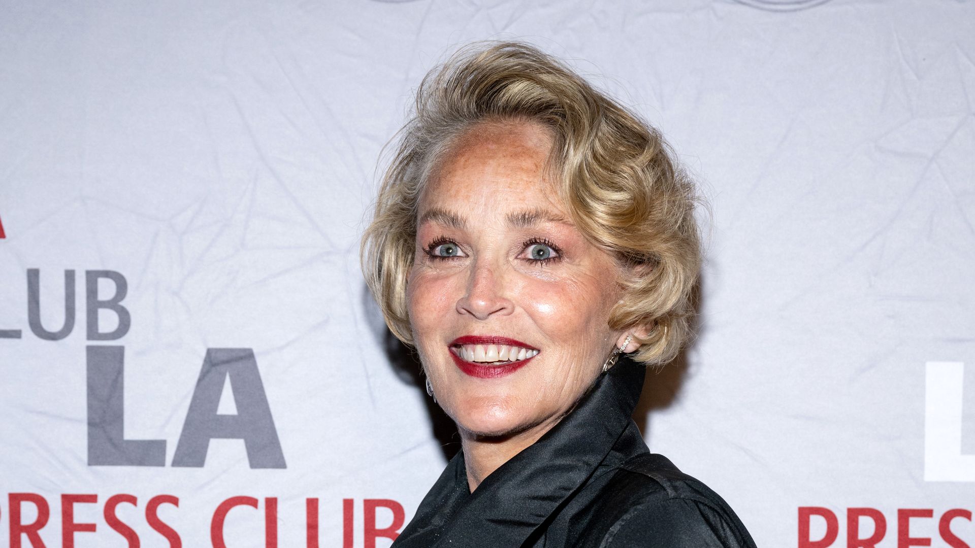 Sharon Stone poses in just a T-shirt in gorgeous photo from California ...