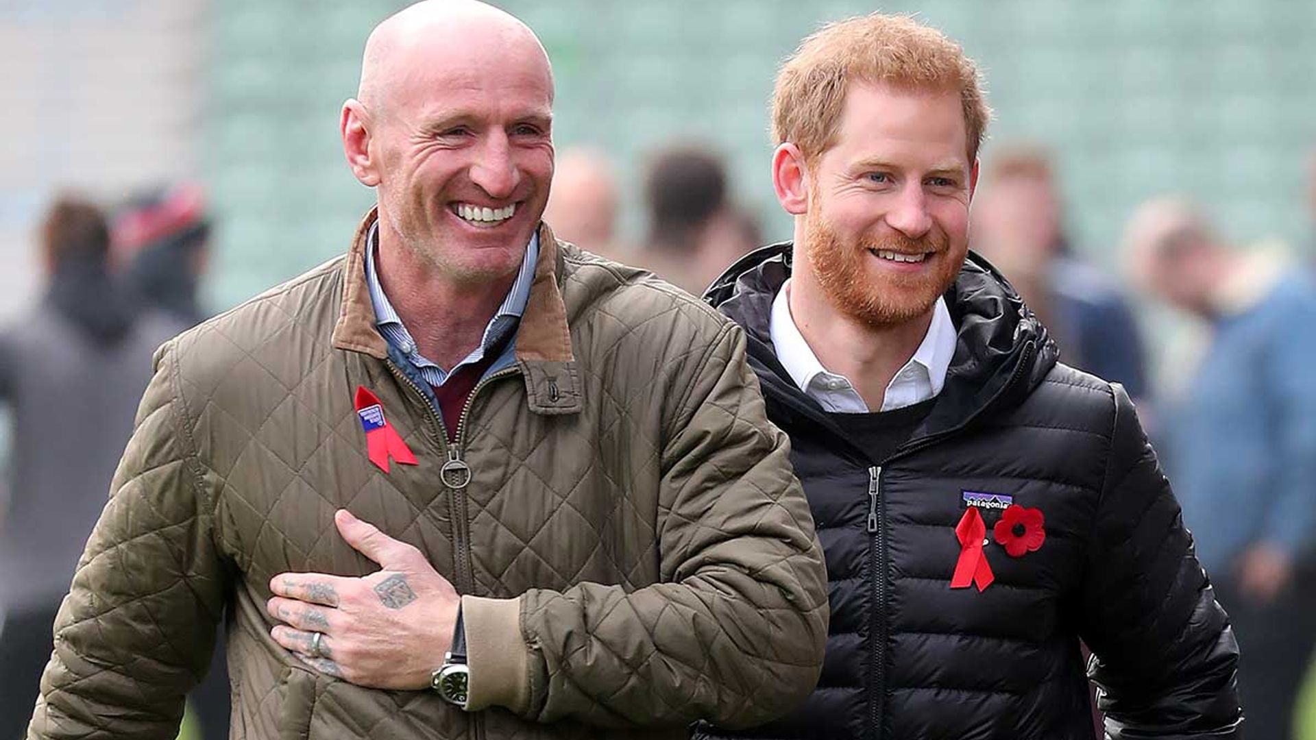 The touching way Prince Harry has been helping Gareth Thomas following ...