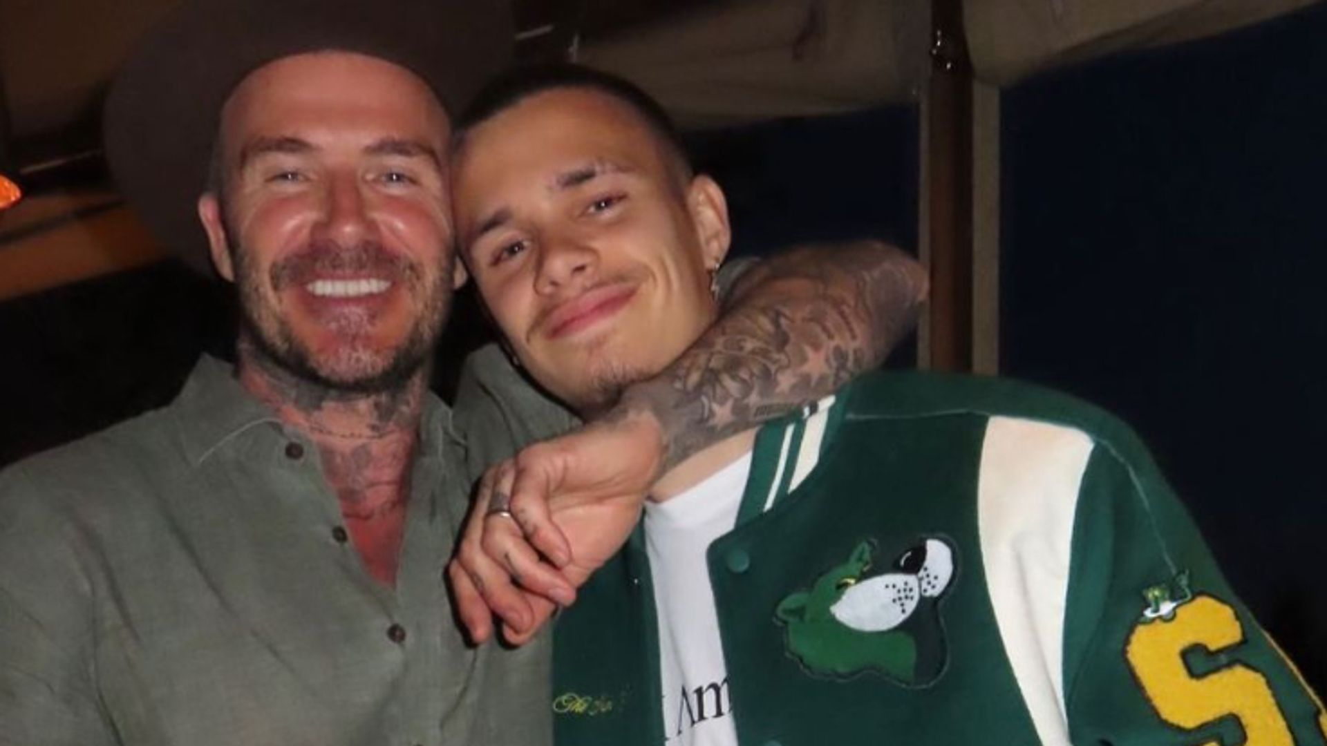 Romeo Beckham shows off hair transformation inspired by one of dad ...