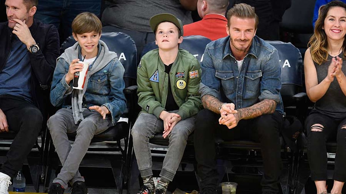 Brooklyn Beckham meets Kanye West at basketball game | HELLO!
