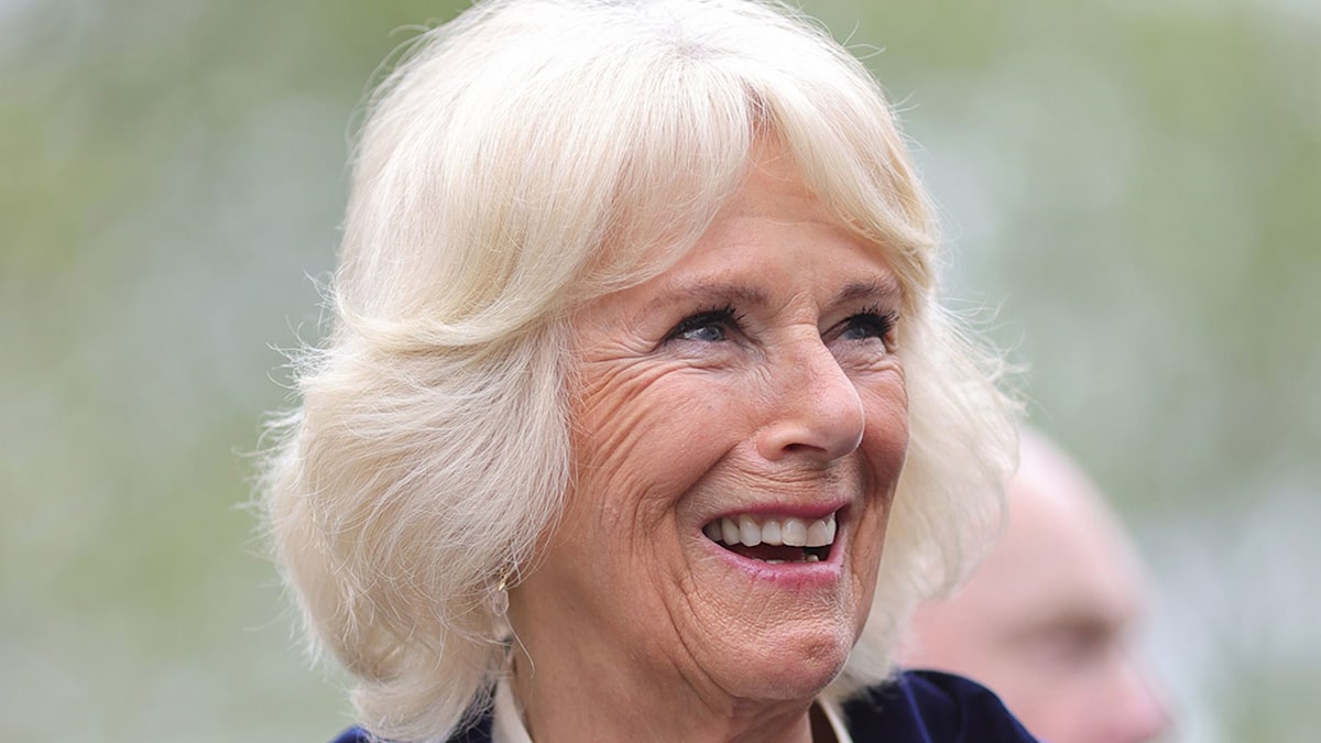 Duchess of Cornwall gets the giggles as she receives unexpected gift ...