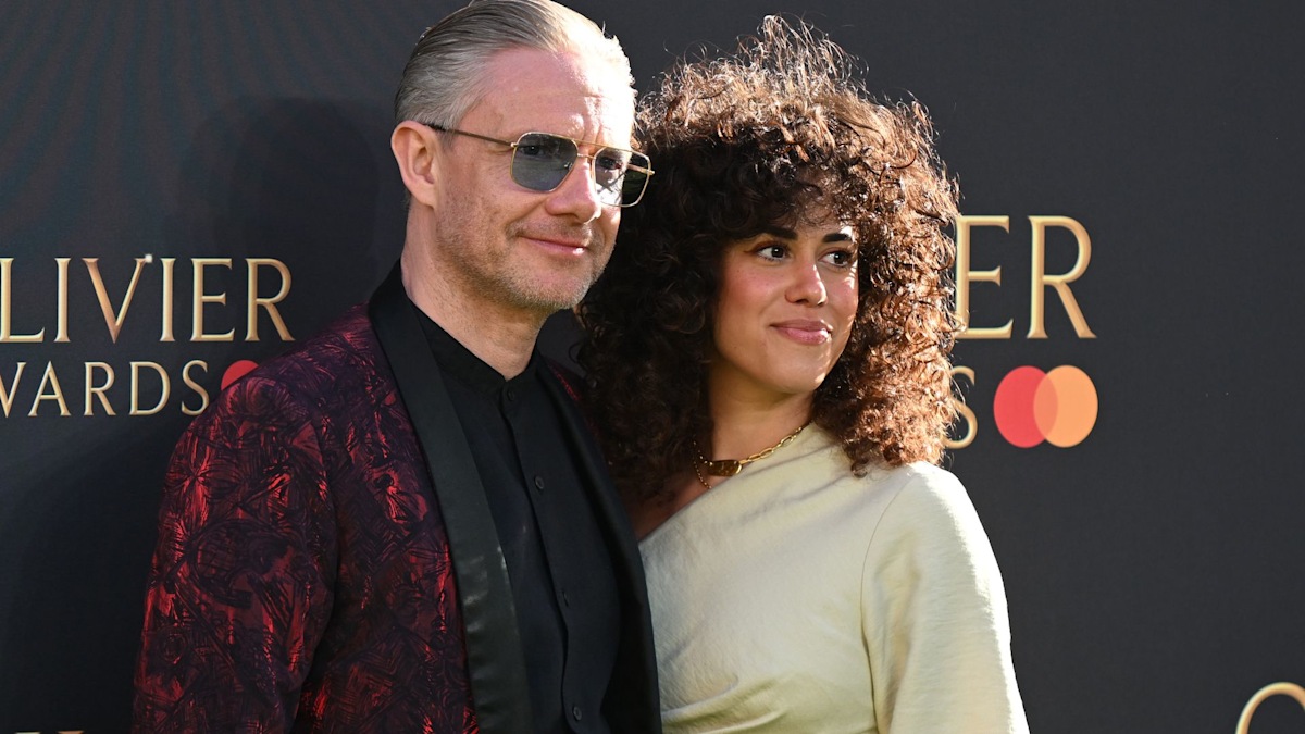 Martin Freeman, 53, pictured on rare public outing with private ...