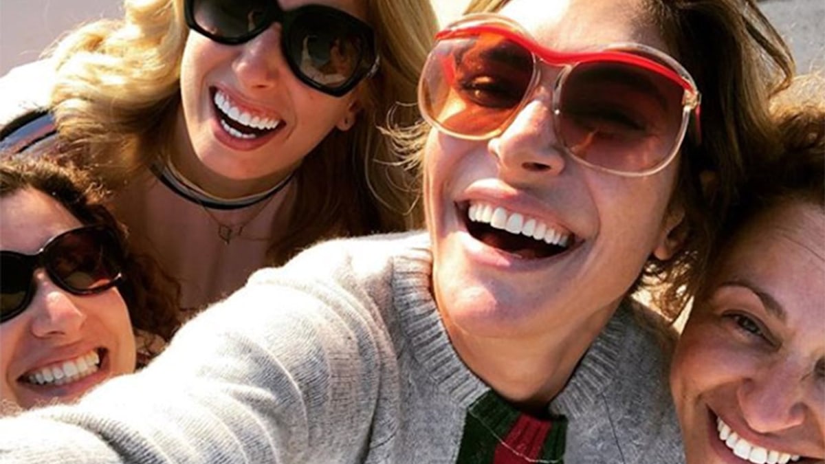 Nadia Sawalha reveals what it's like to be a guest at Robbie Williams ...