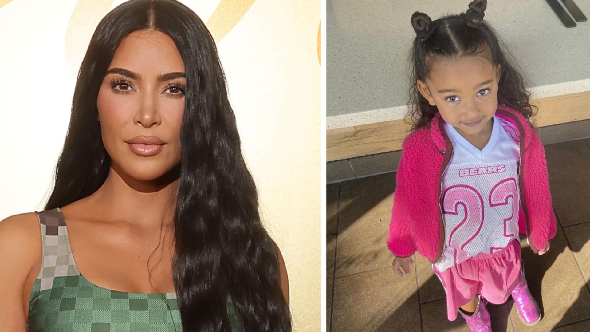 Kim Kardashian's photo of mini-me daughter Chicago leaves fans distracted by the same thing | HELLO!