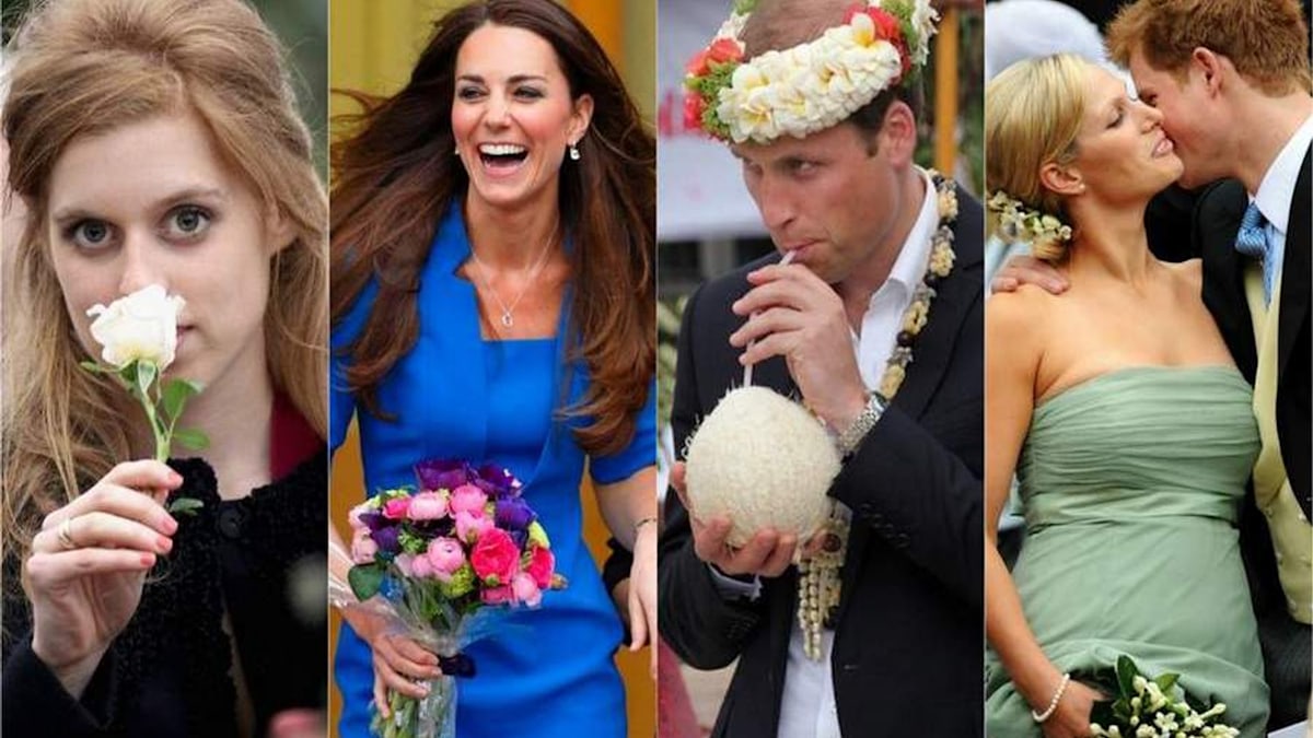 Flower power: Kate Middleton, Prince William and more British royals ...