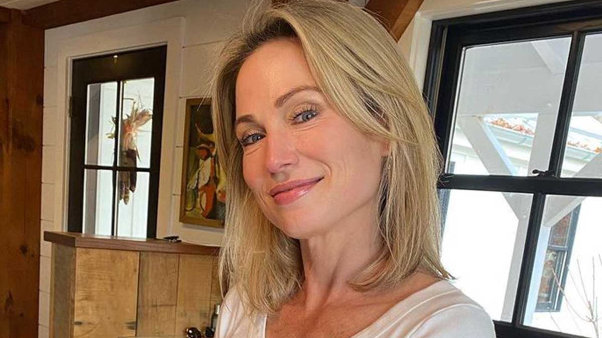 GMA's Amy Robach stuns in barely-there bikini inside huge kitchen in ...