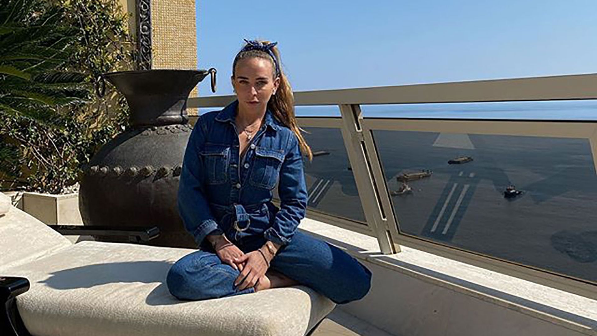 Topshop heiress Chloe Green shows off son Jayden's incredible home gym ...