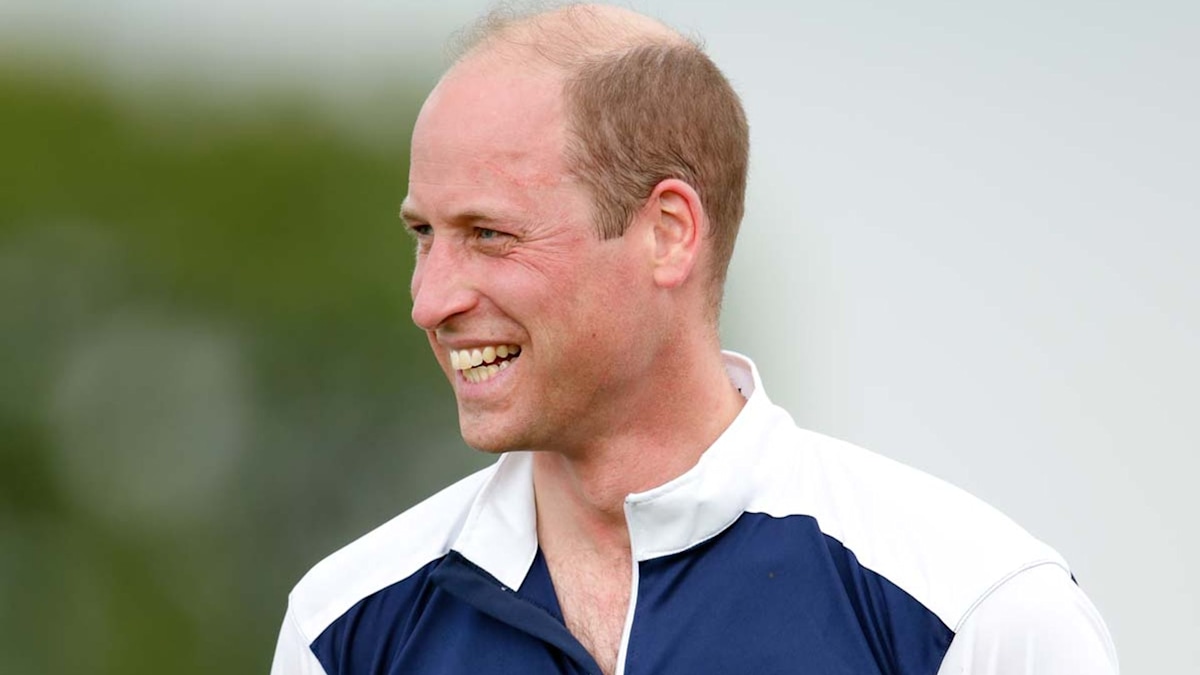 Prince William's cheeky laughing face is just like Prince Louis ...