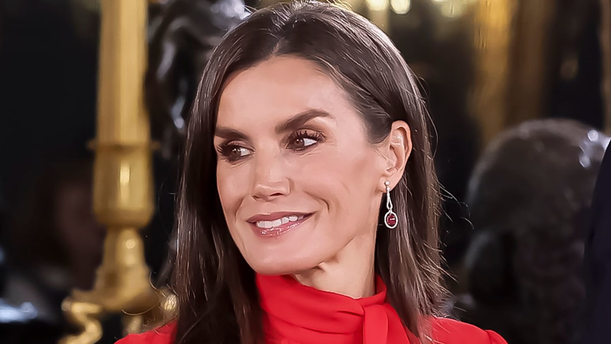 Queen Letizia is a total siren in waist-defining cut-out dress | HELLO!