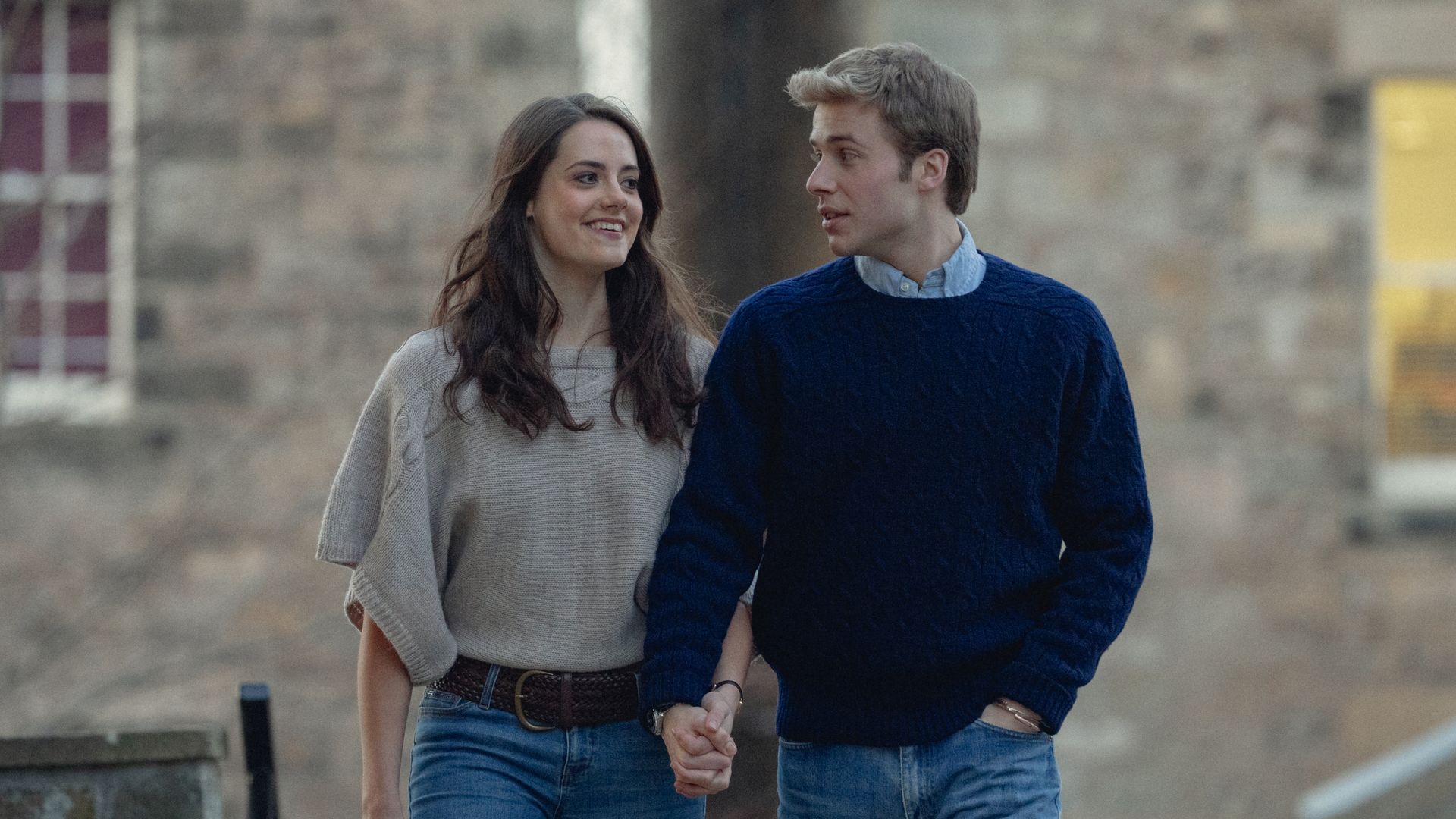 The Crown releases official first look photos of Prince William and Kate Middleton actors | HELLO!