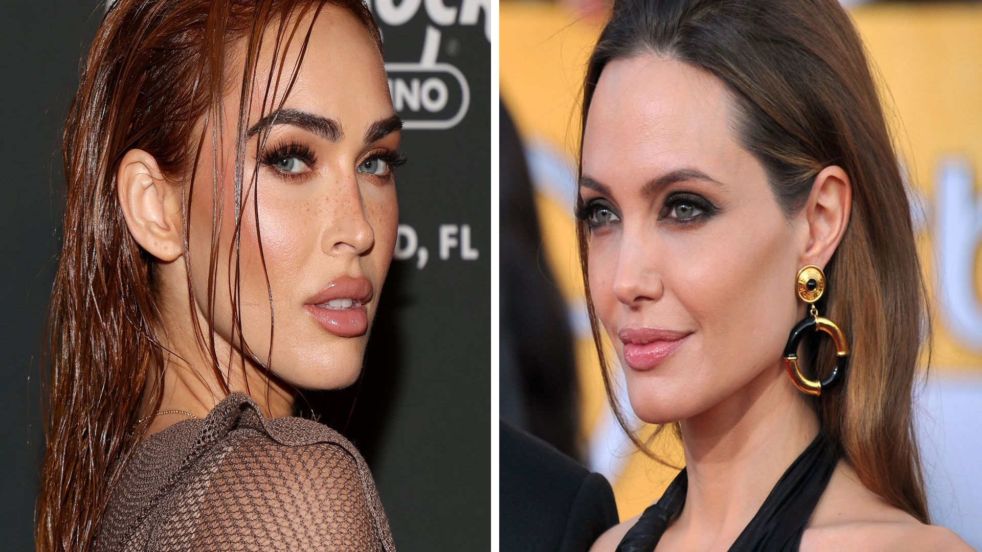 Megan Fox looks absolutely identical to Angelina Jolie - can you spot ...