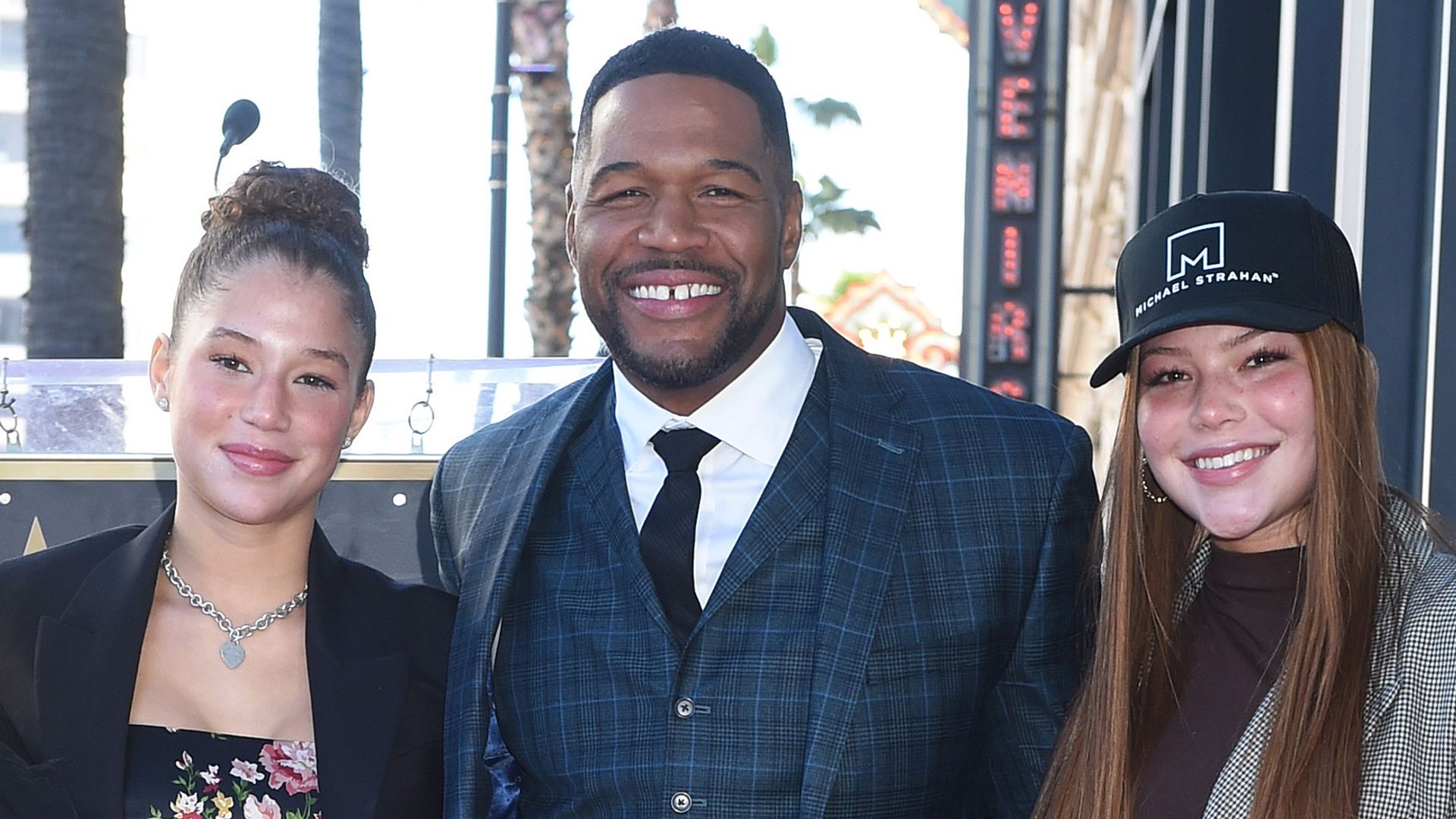 Michael Strahan's daughters step back into the spotlight as famous ...