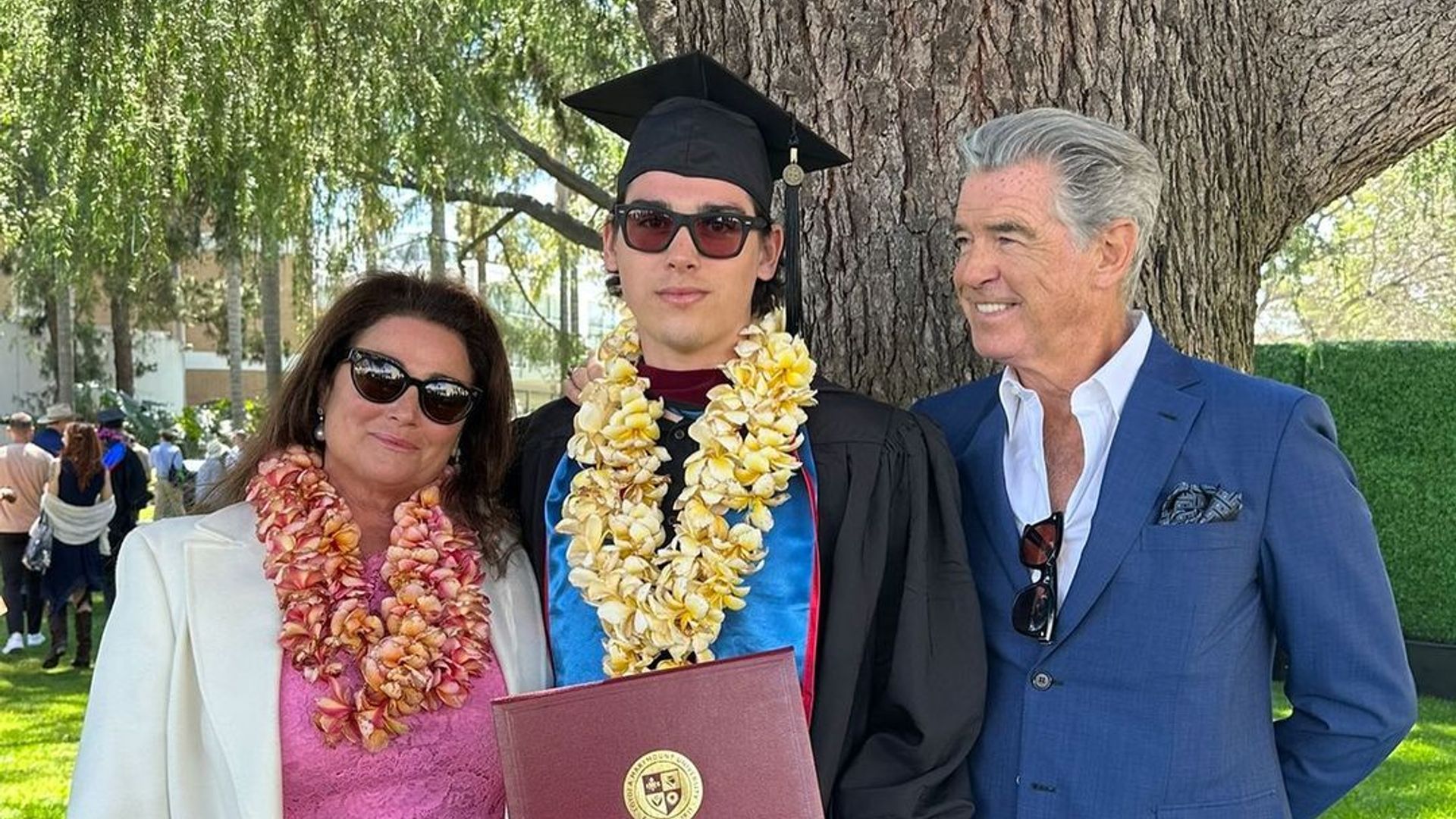 Pierce Brosnan's wife Keely Shaye shows pride in son Paris for latest ...