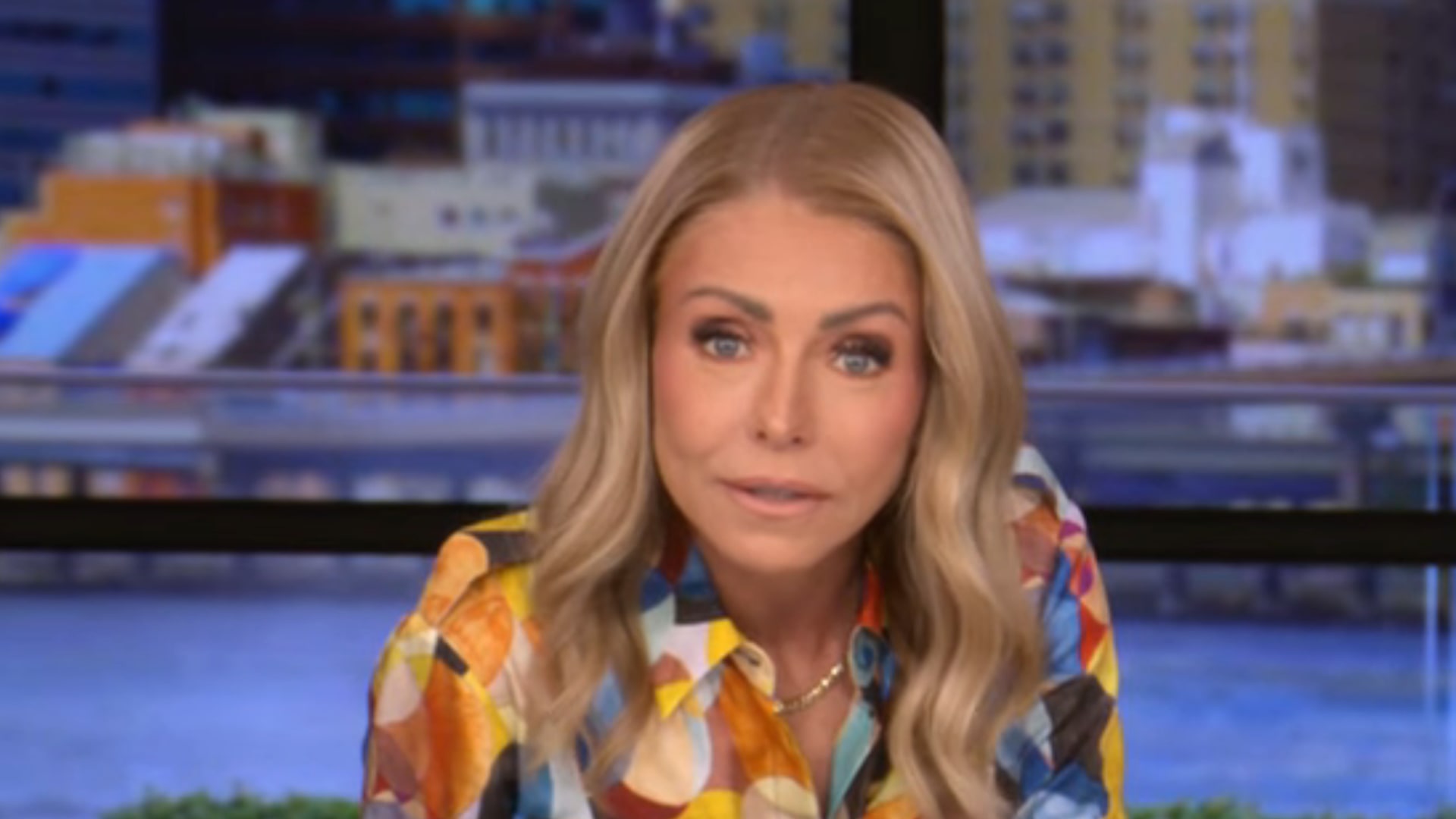 Kelly Ripa gives her son Michael a strict warning during LIVE | HELLO!