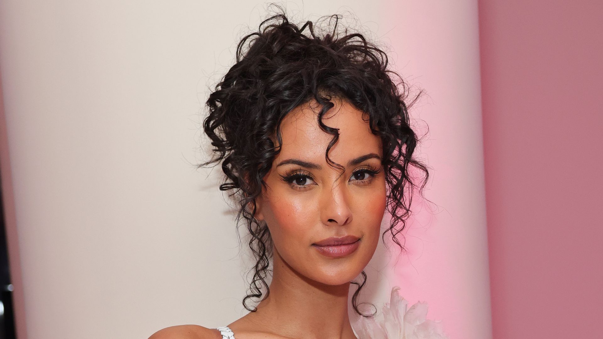 Maya Jama is a goddess at Cannes in deep-V corset lace gown | HELLO!