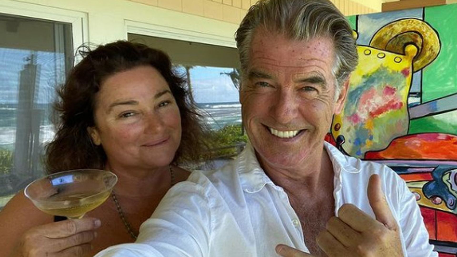 Pierce Brosnan and wife Keely Shaye Smith's spotted partying during ...