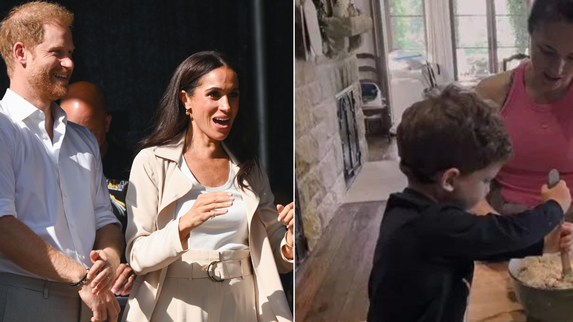 Prince Archie Shows Off Cooking Skills In Prince Harry And Meghan Markles Beautiful Kitchen