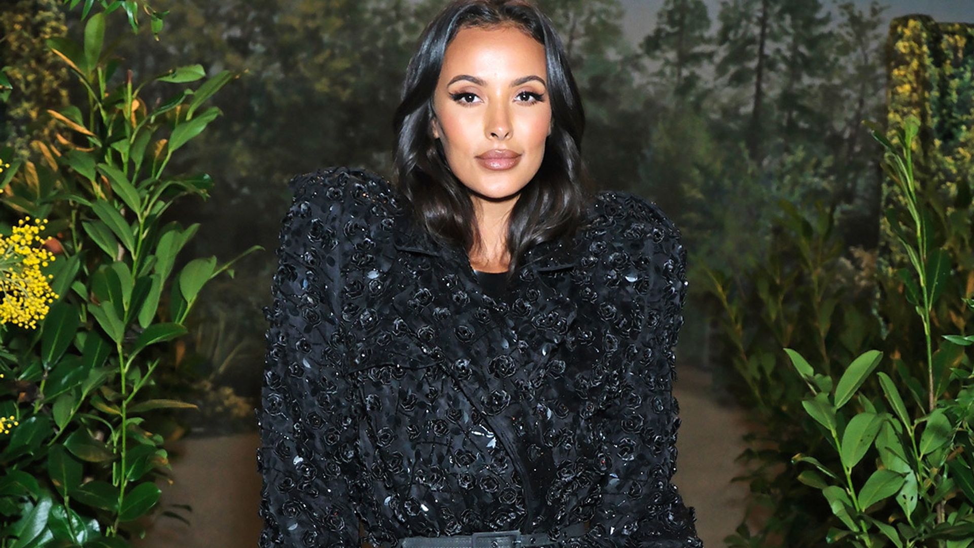 Maya Jama puts on leggy display in semi-sheer dress | HELLO!