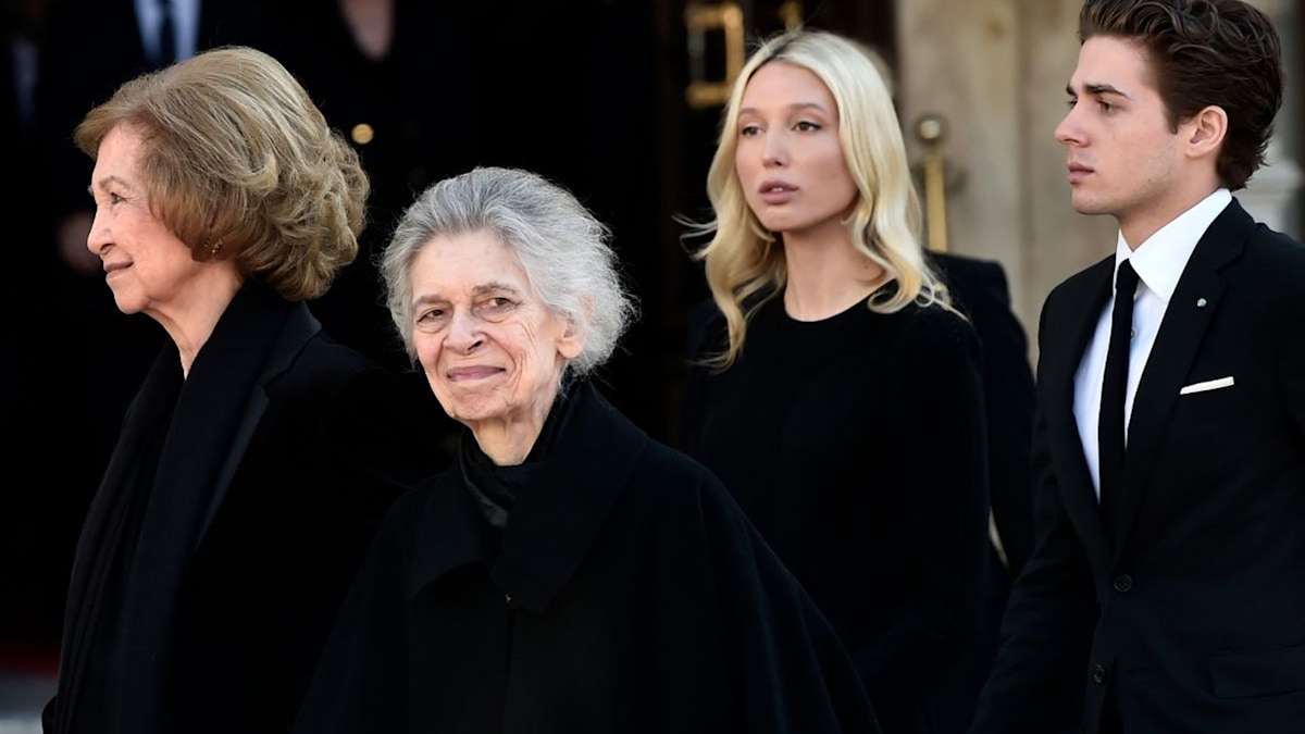 Princess Olympia of Greece attends Memorial Service of King Constantine ...