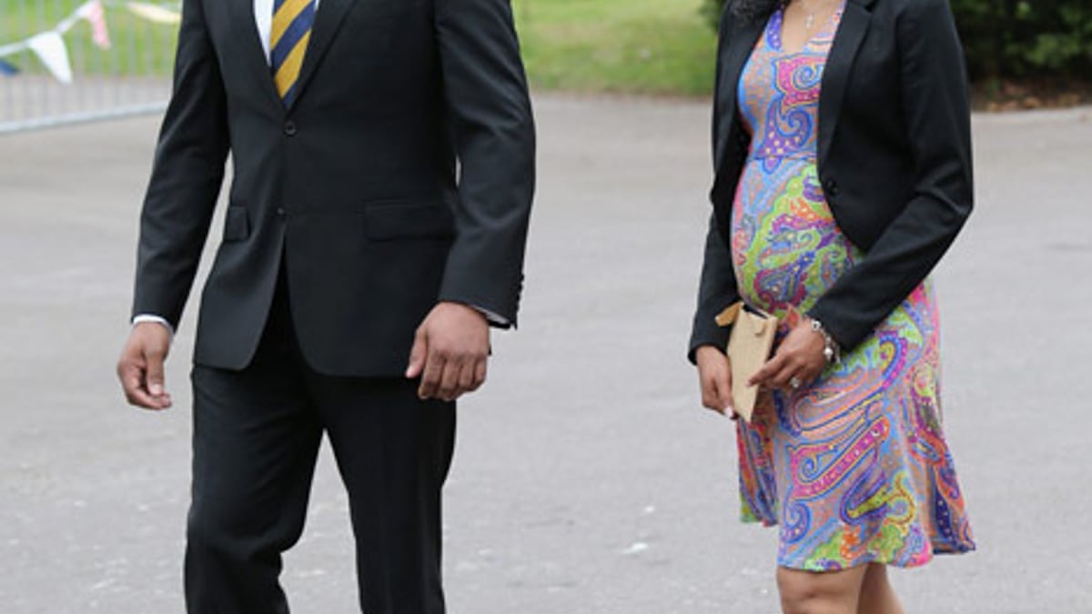 Victoria Cross hero Johnson Beharry and his wife welcome their first ...