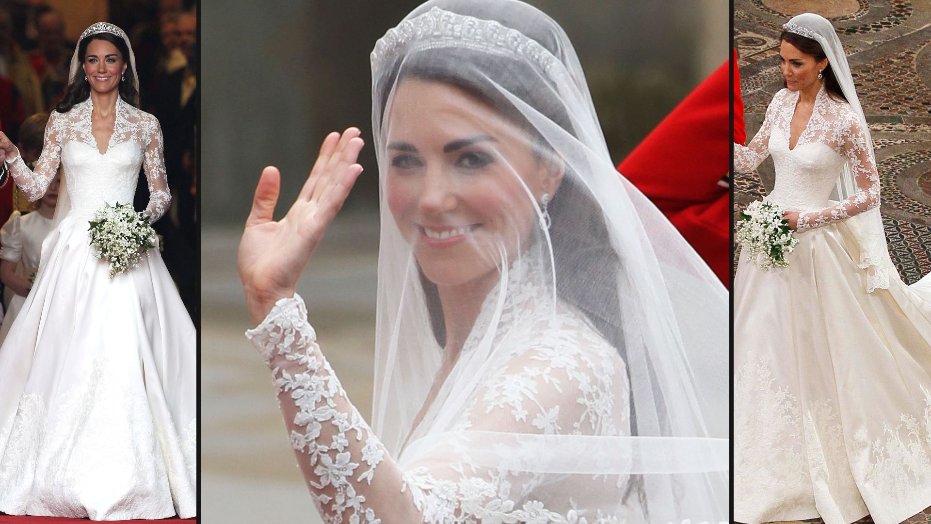 Kate Middleton's £250k wedding dress: all the photos, details and the ...