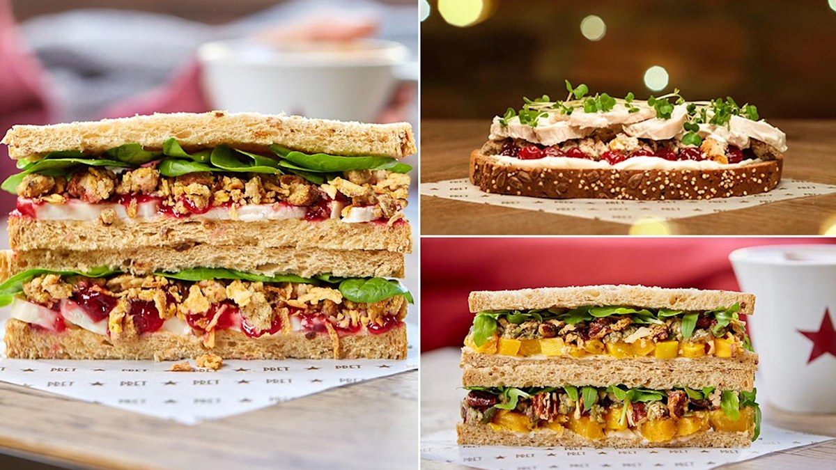 The Pret Christmas sandwich is back! And there's a new gluten-free and ...